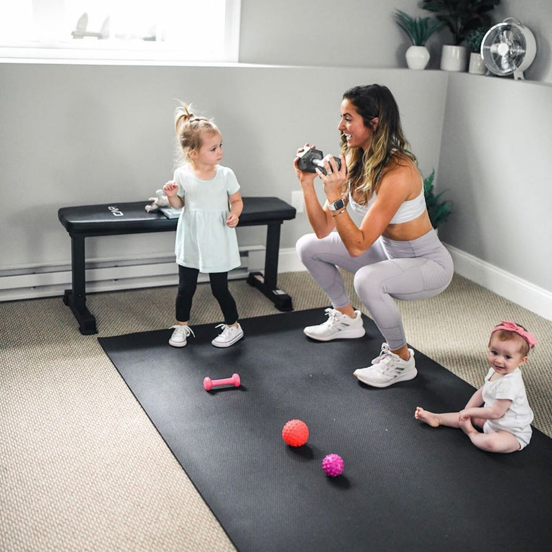 Large Exercise Mat 7x4 | Extra Thick 8mm Padding | Gorilla Mats - Yo ...